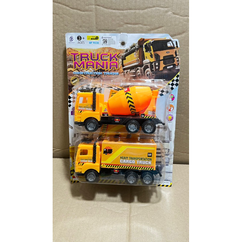 Jual Mainan Anak Truk Mania 2pcs , Truk Molen, Truck Pemadam, Mainan ...