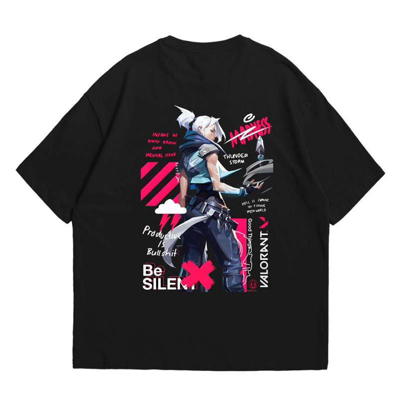 Jual T-SHIRT/KAOS OVERSIZE VALORANT STYLE07 | Shopee Indonesia