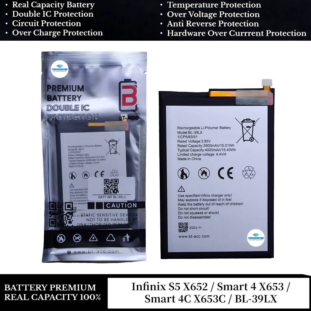 Jual Baterai PREMIUM BATTERY BT-ACC Infinix S5 X652 / Smart 4 X653 ...
