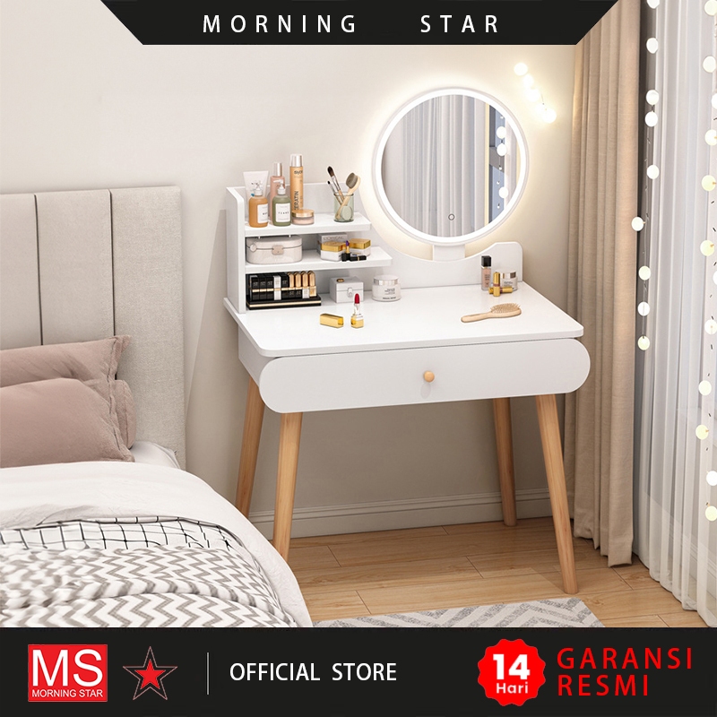 Jual Meja Rias Minimalis / Meja Rias Putih / Meja Rias Kaca / Lemari ...