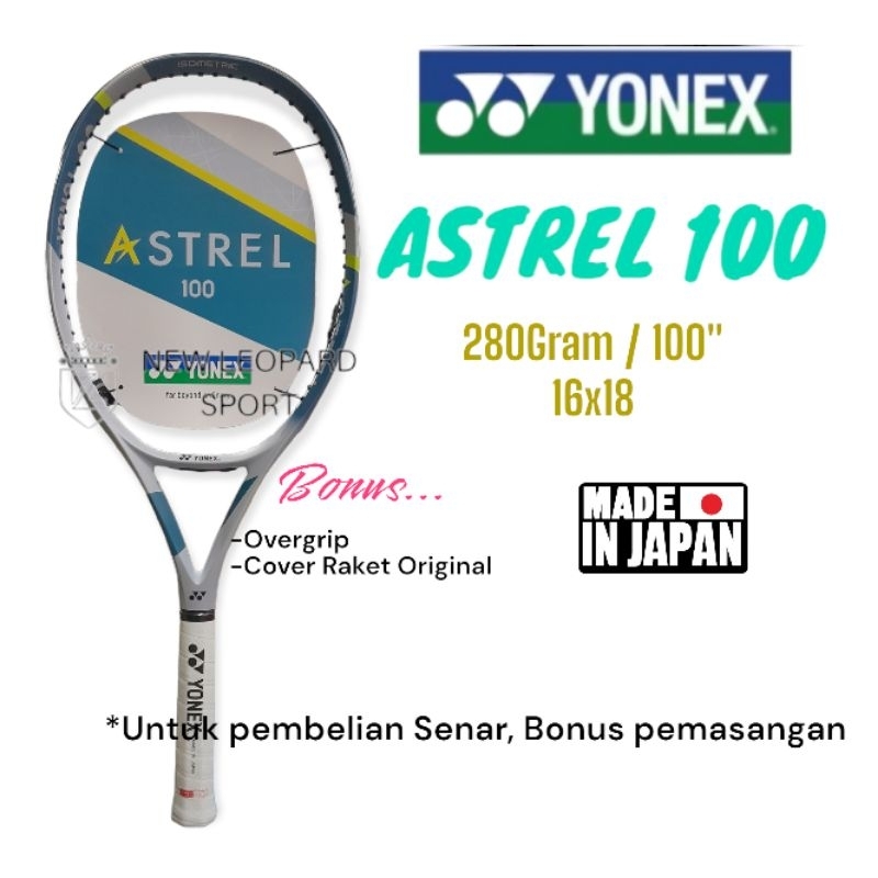Jual Raket tenis YONEX ASTREL 100 280Gram Grey/Green | Shopee Indonesia