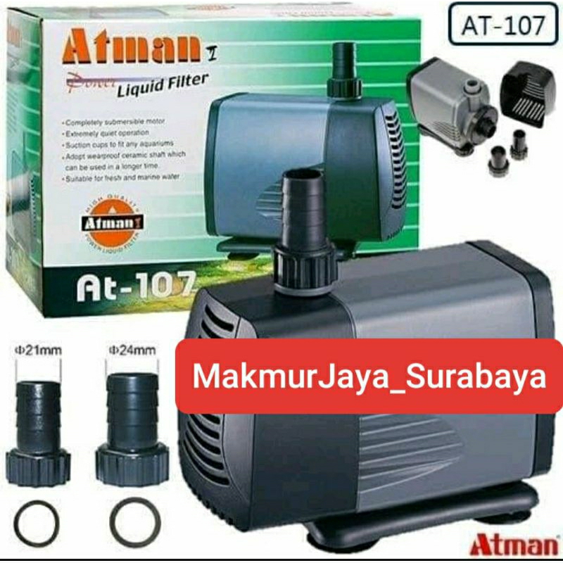 Jual ATMAN AT107 power Head Pompa kolam aquarium | Shopee Indonesia