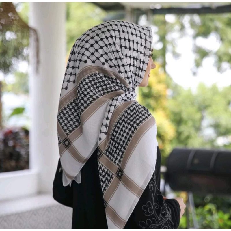 Jual Hijab sorban segi empat motif sorban surban | Shopee Indonesia