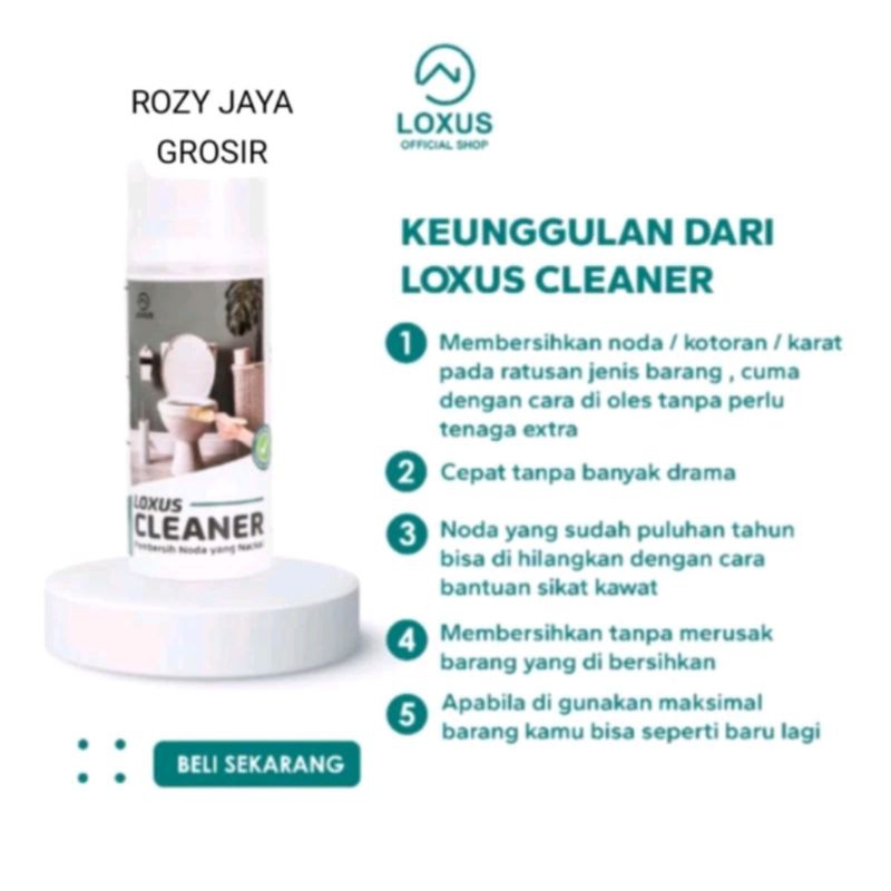 Jual LOXUS CLEANER PEMBERSIH KERAK TOILET KAMAR MANDI STAINLESS KRAN ...