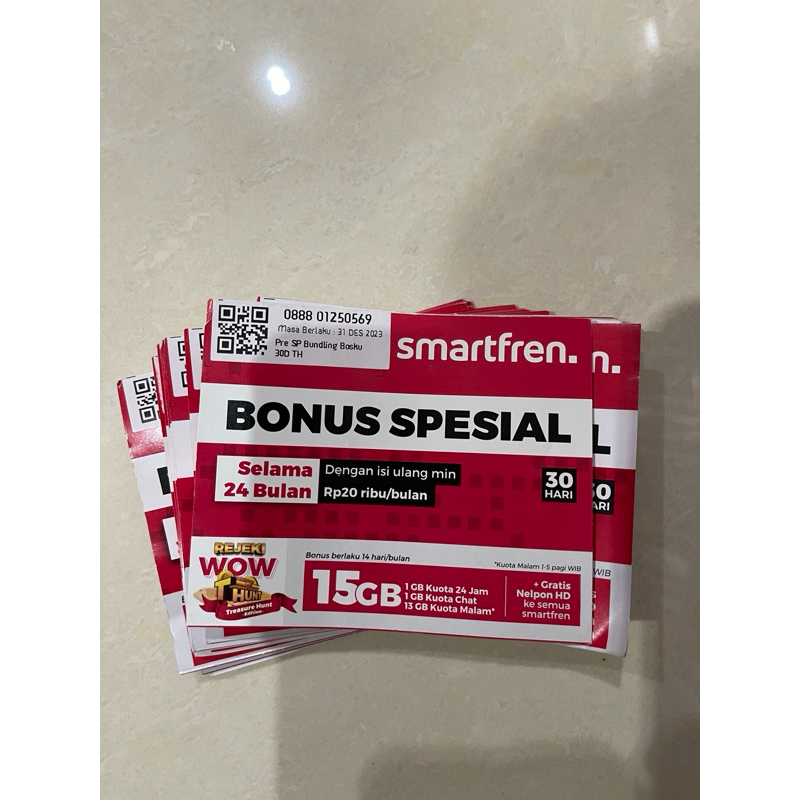 Jual Kartu Perdana Smartfren fresh dan segel | Shopee Indonesia