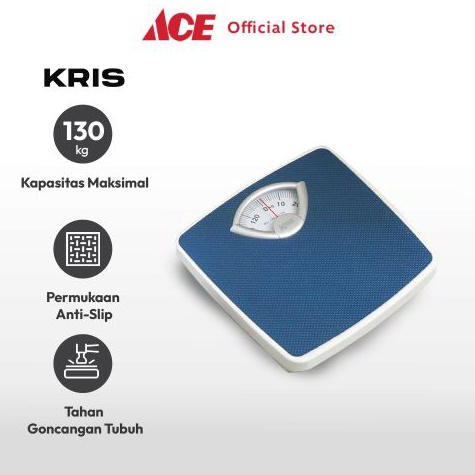 Jual MURAH BANGET Ace - Kris Timbangan Badan Mekanik - Biru Body Weight ...