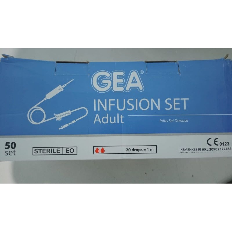 Jual Infusion set GEA dewasa infus set GEA dewasa | Shopee Indonesia