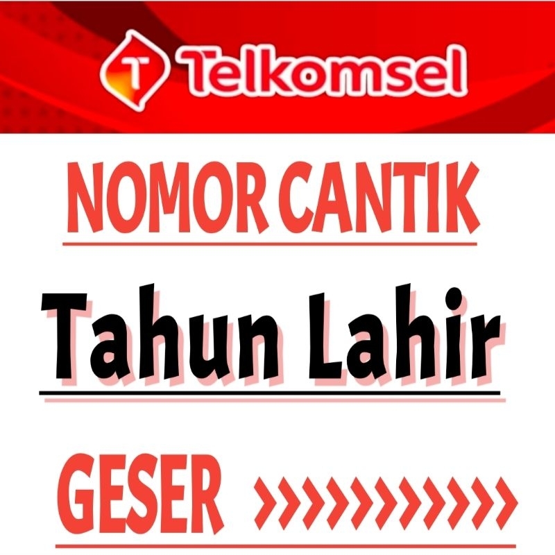 Jual Kartu Perdana Nomor Cantik Telkomsel Simpati 4G support 5G Tahun ...