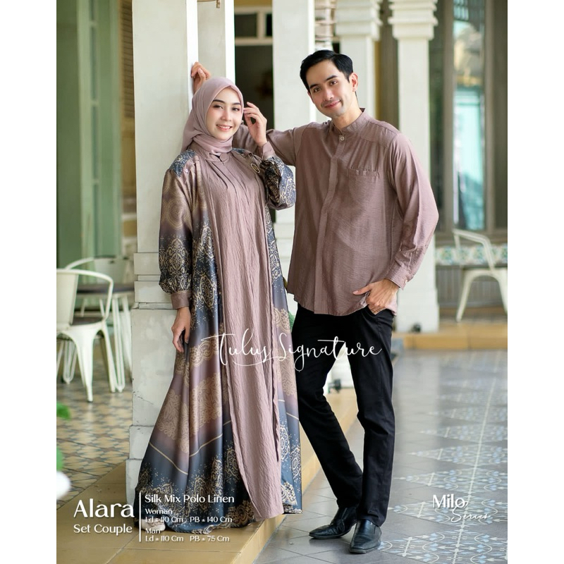 Jual Alara Set Couple by Tulus Signature - oneset sarimbit couple lebaran kondangan gamis koko ...