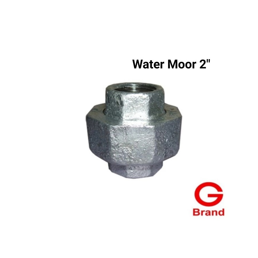 Jual Water Mur / Water Moor / Union Galvanis Besi 2" Drat BSPT G Brand ...