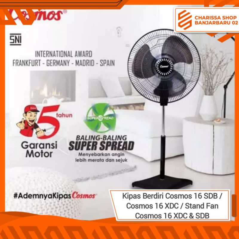 Jual Kipas Berdiri Cosmos 16 SDB / Cosmos 16 XDC / Stand Fan Cosmos 16 ...