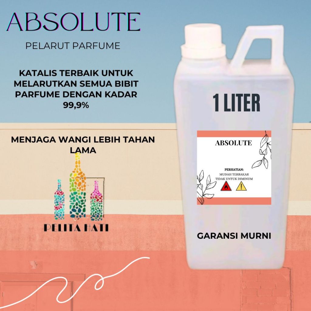 Jual Absolute Parfume 1 Liter Murni 100% / Alkohol Parfum / Alcohol ...