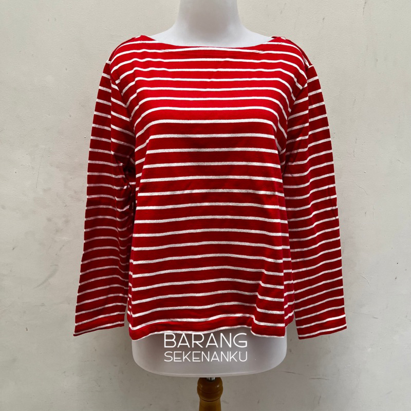 Jual uniqlo merah garis | Shopee Indonesia
