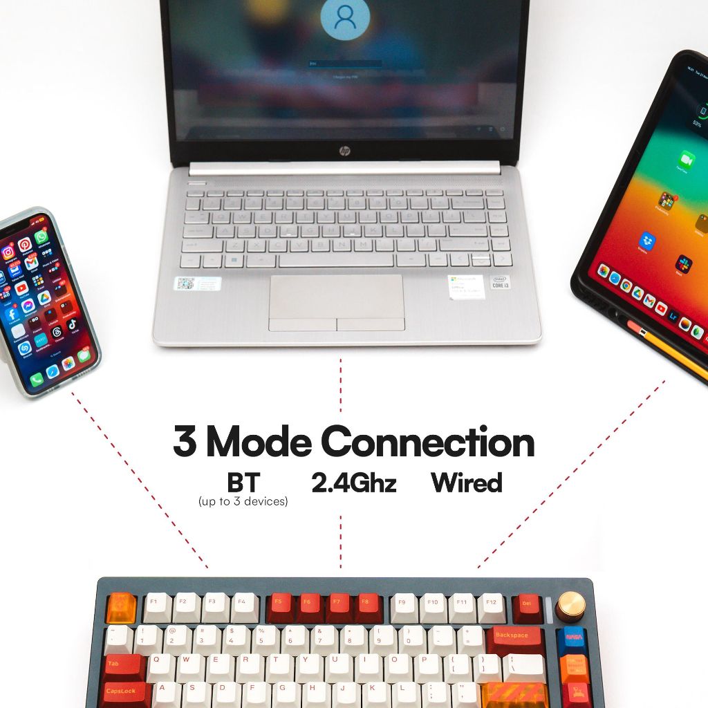 Jual ROVER84 Lightyear Edition 75% Wireless Aluminium CNC Mechanical ...