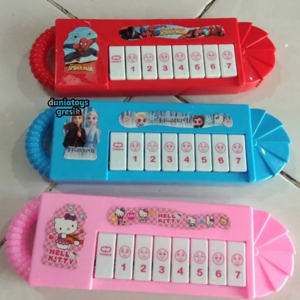 Jual Mainan Anak Piano Organ 3191D Ukuran Kecil Menggunakan Baterai ...