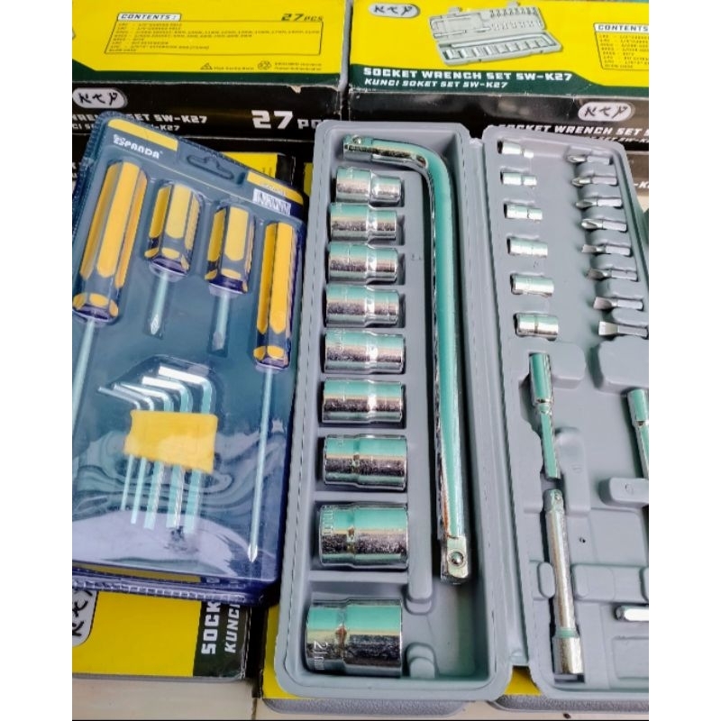 Jual paket kunci bengkel - paket promo kunci sok full set 100 ribu 2 ...