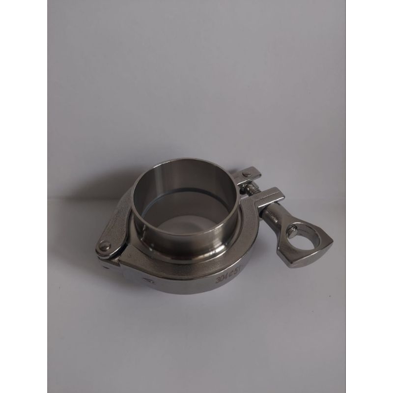 Jual Clamp Ferrule Sanitary Set Stainless SS 304 1"inch | Shopee Indonesia