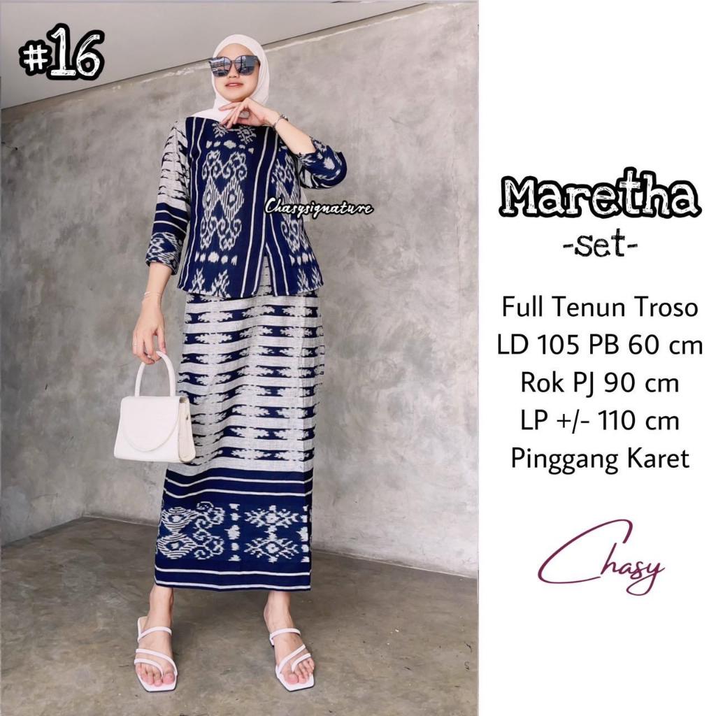 Jual Batik Set Tenun by Butik Batik Solo Bahan Tenun Troso ORI kode ...