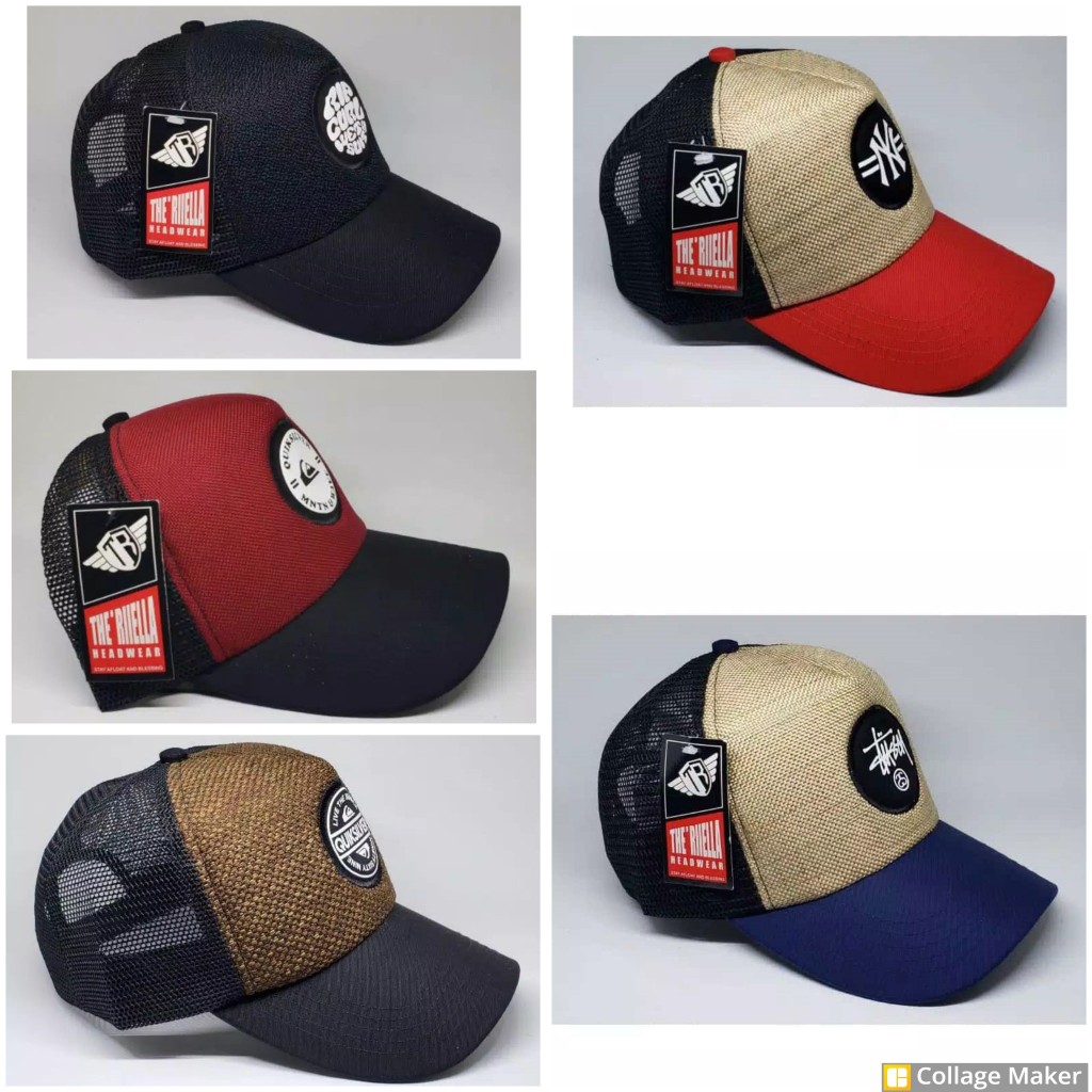 Jual Topi Murah Cod Topi Jaring Trucker Pria Termurah/Topi Jaring ...