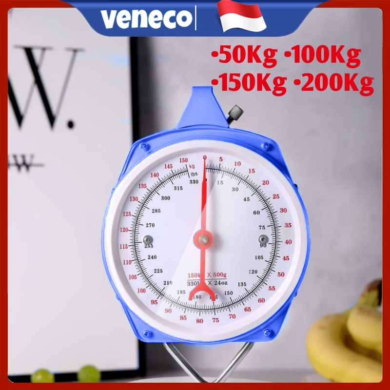 Jual Timbangan Gantung Besi 100 kg / Timbangan barang dus jarum 50 kg / Timbangan Gantung Manual ...