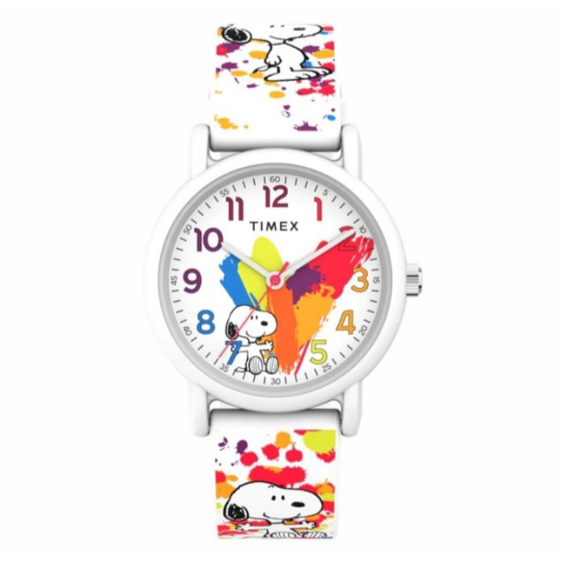 Jual Jam Tangan TIMEX TW2V77600 Peanuts Snoopy Rainbow Paint Original ...
