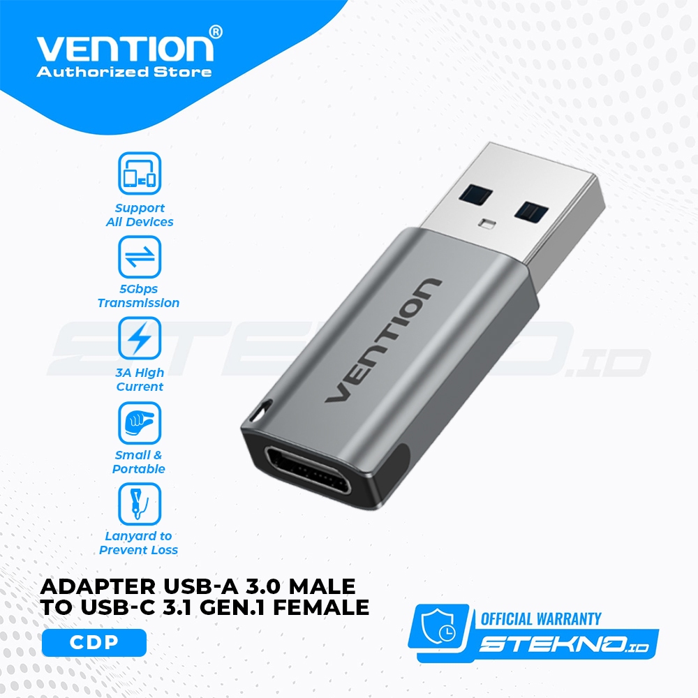 Jual Vention Adapter USB 3.0 to Type C Female OTG | Shopee Indonesia
