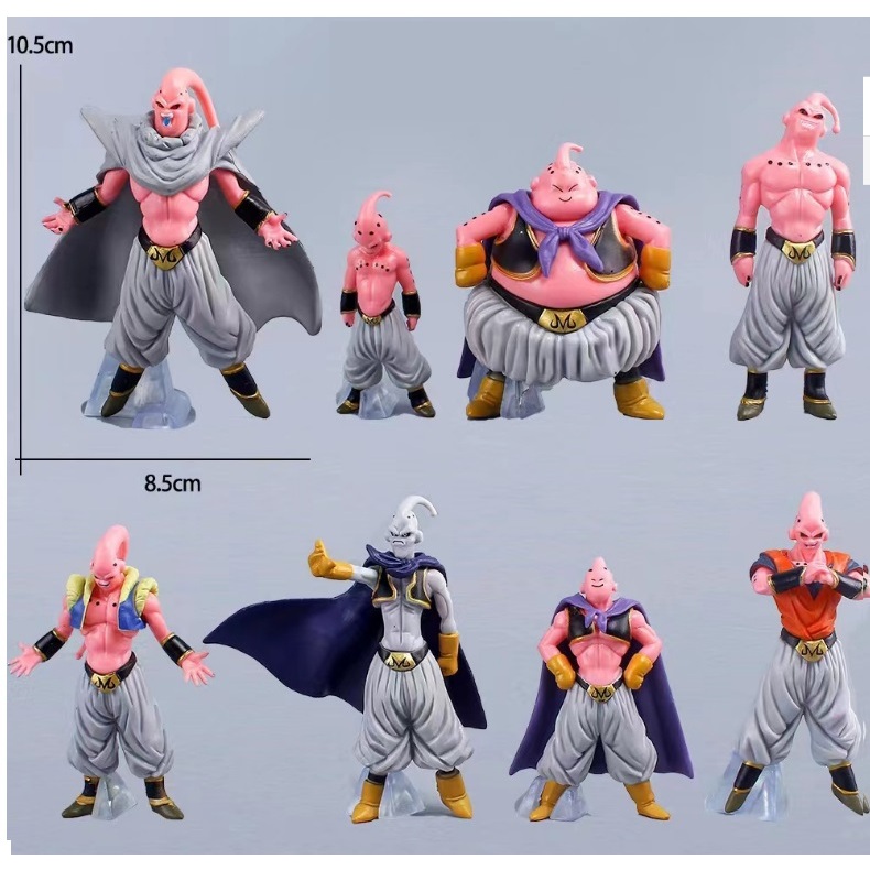 Jual Action Figure Dragon Ball Majin Buu Set Isi 8 Tinggi 10.5CM ...