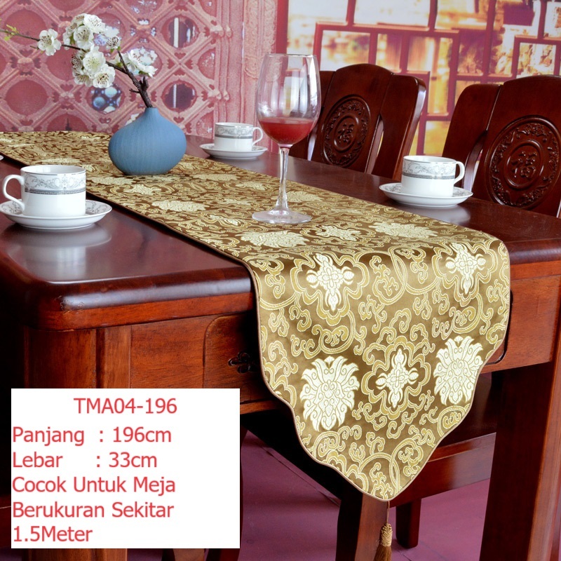 Jual Taplak Meja Table Runner PREMIUM tema Imlek 2024 Naga Sincia CNY ...