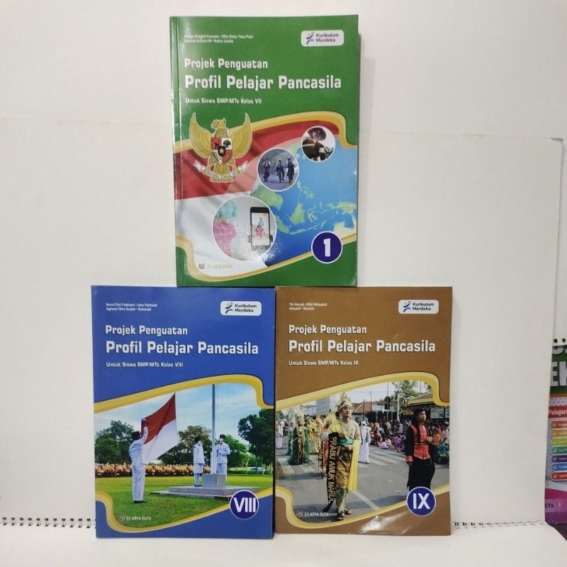 Jual BUKU PROJEK PENGUATAN PROFIL PELAJAR PANCASILA SMP/MTS KELAS 7-8-9 KURIKULUM MERDEKA ...