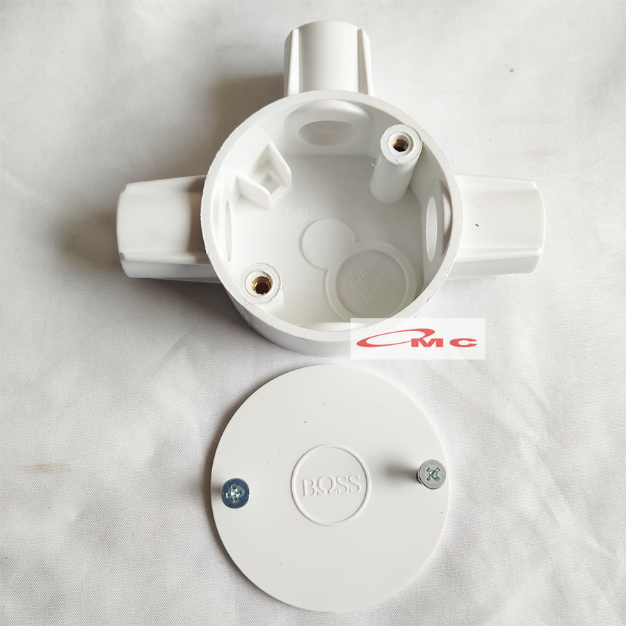 Jual Tdus Tee Dus T Dus Pipa Listrik 20mm Cabang 3 White Putih Boss ...