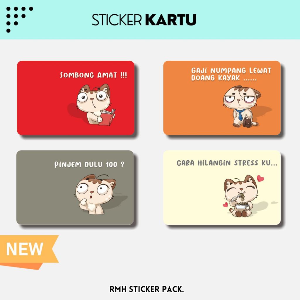 Jual Sticker Kartu ATM | Flazz | E-M0ney / Skin Card / Garskin Kartu ...