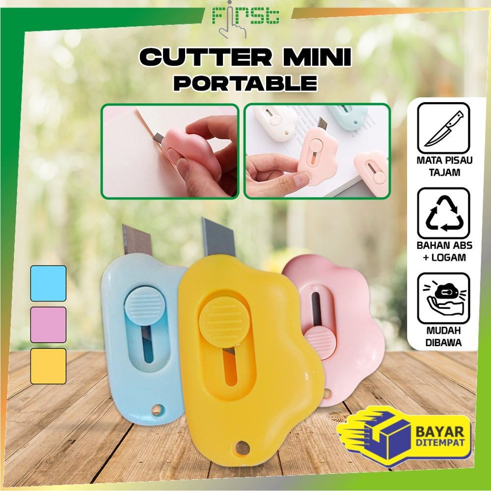 Jual FH-C953 Cutter Mini Lucu Bentuk Awan / Pisau Kartun Alat Bantu ...