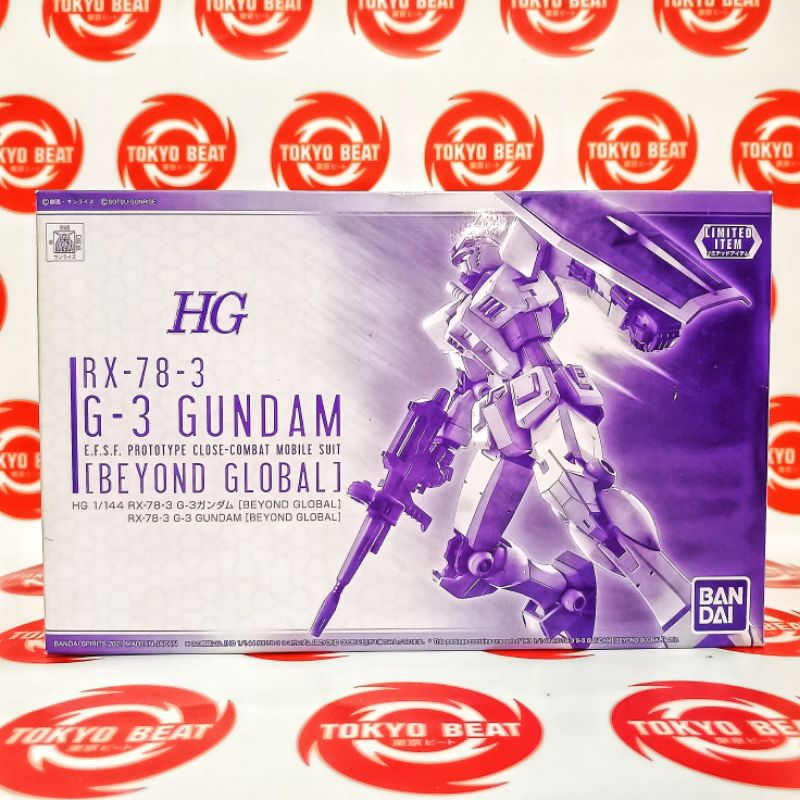Jual HGUC 1/144 RX-78-3 GUNDAM G3 [BEYOND GLOBAL] LIMITED ITEM | Shopee Indonesia