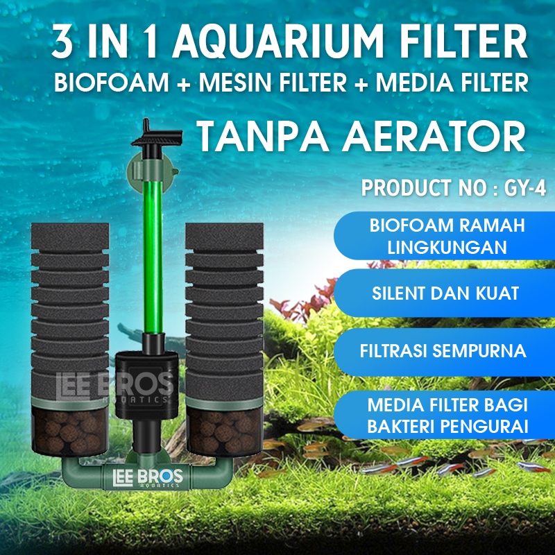 Jual Filter Aquarium Biofoam Filter / Sponge Filter / Busa Filter 3 In ...