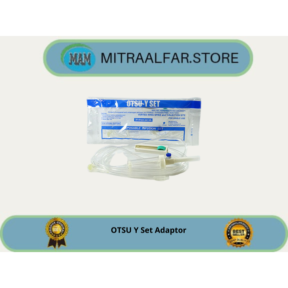 Jual Otsu Infuset Dewasa Y-SET Adaptor (per pcs) | Shopee Indonesia