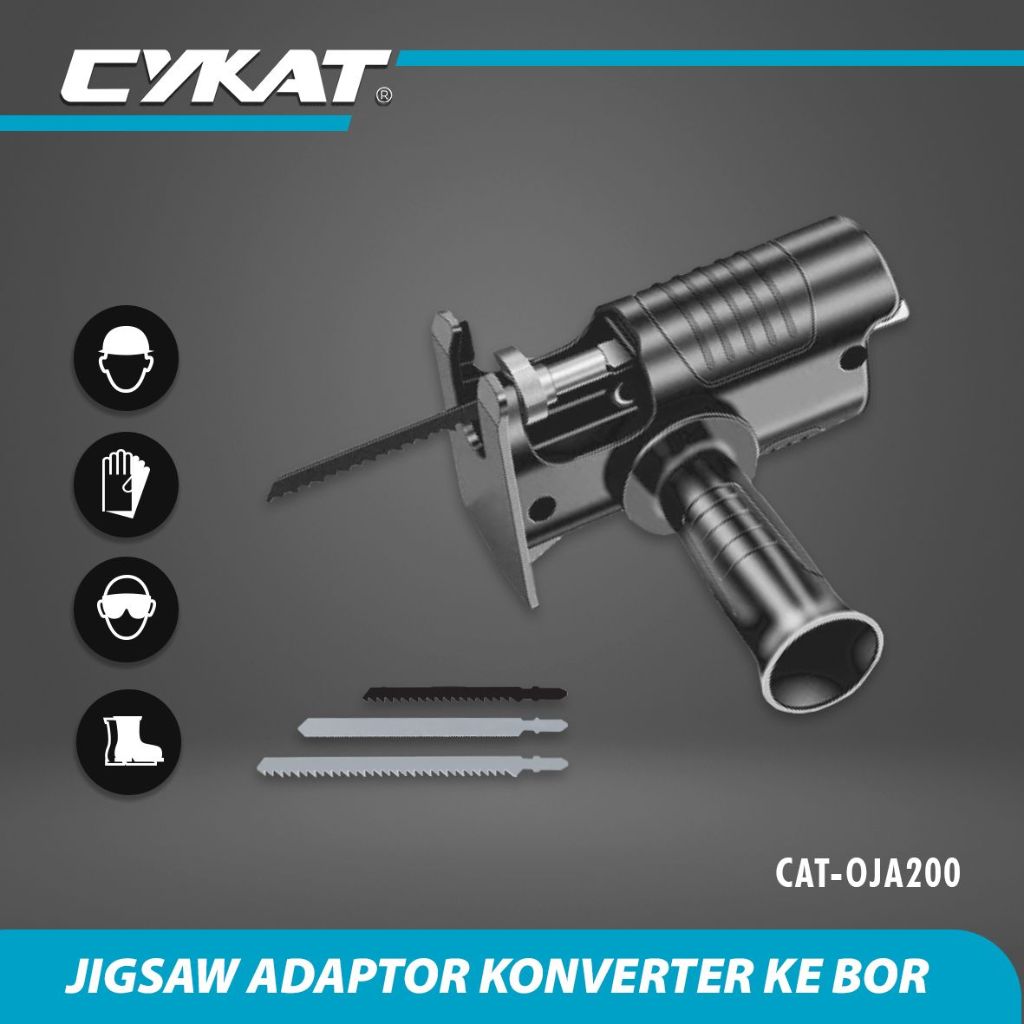 Jual Reciprocating jigsaw adaptor ke mesin bor - Adapter gergaji jigsaw ...