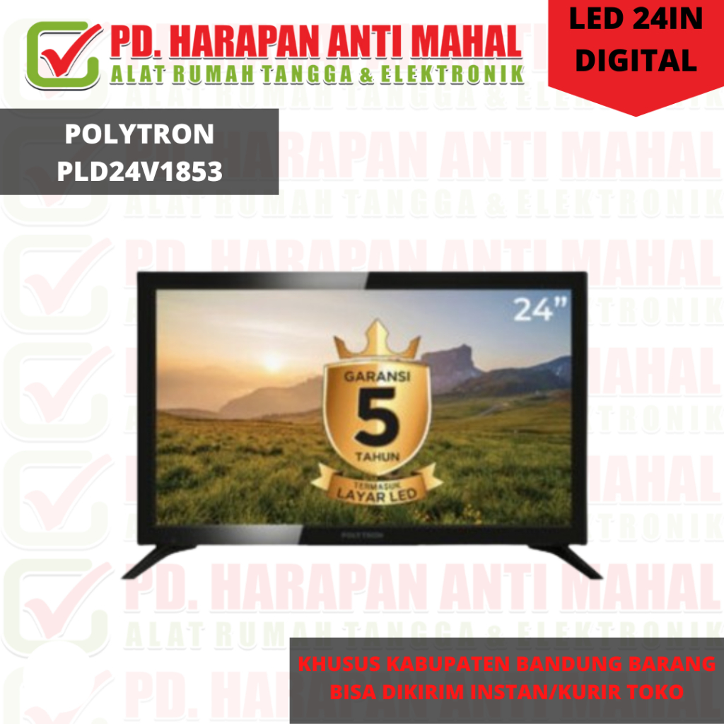 Jual POLYTRON PLD24V1853 DIGITAL (LED 24")/TV POLYTRON PLD 24V1853 ...