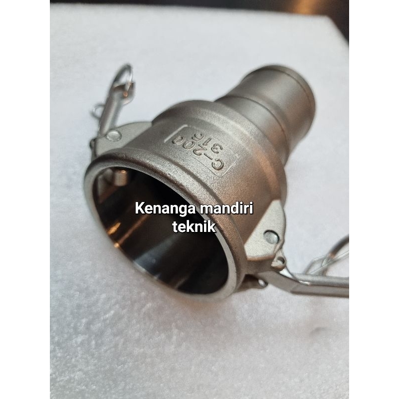 Jual Camlock stainless 316 type C 200 ( 2 inch ) | Shopee Indonesia