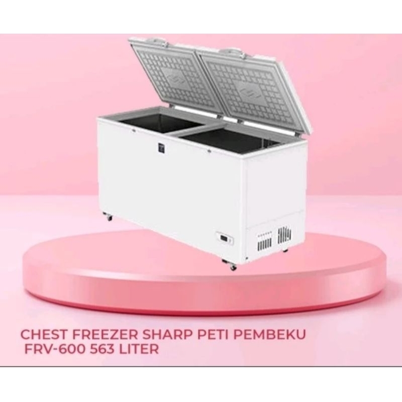 Jual Chest Freezer Sharp FRV-600 Kapasitas 563Liter Garansi Resmi ...