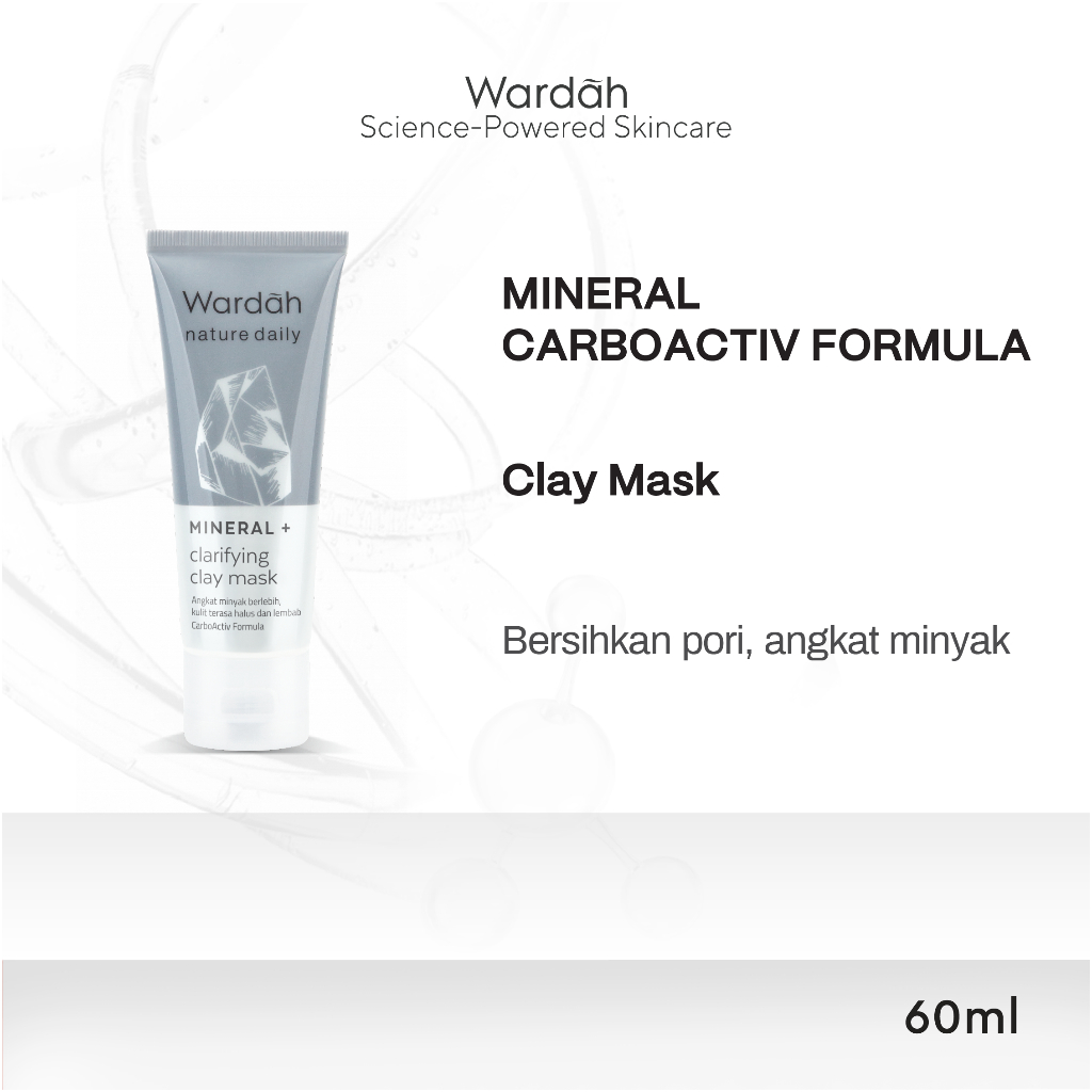 Jual Wardah Nature Daily Mineral+ Clarifying Clay Mask 60ml | Shopee ...