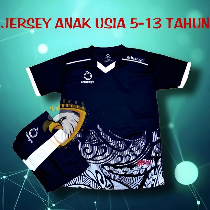 Jual Gratis Sablon Nama Nomor Setelan Jersey Bola Anak Usia 5-13 Tahun Baju Bola Anak Custom SD ...