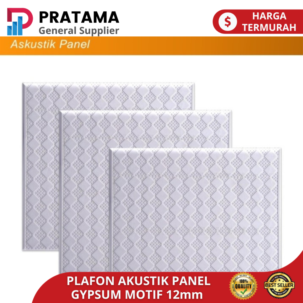 Jual Plafon Panel Gypsum motif 12mm 60 x 60 cm / SOLDAYS plafon gypsum ...