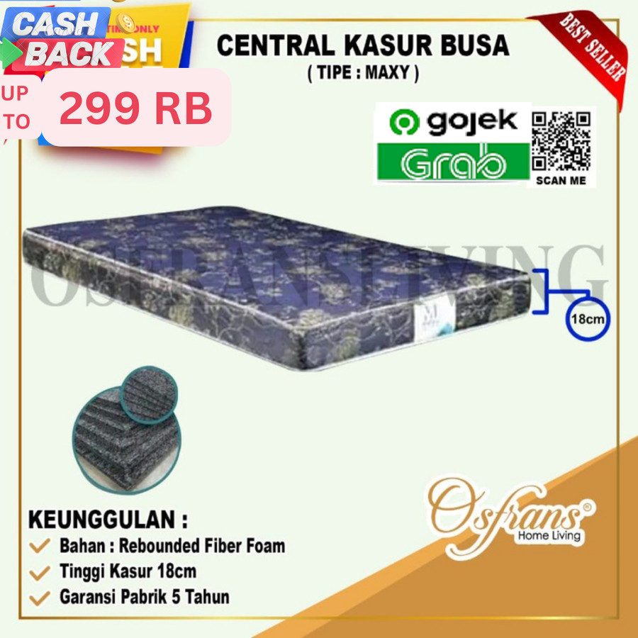 Jual Central Maxy Kasur Busa Rebonded Tebal 18 Cm | Shopee Indonesia