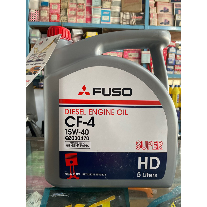 Jual Mitsubishi Fuso Sae 15w-40 CF-4 Oli Mesin Diesel 5 Liter | Shopee Indonesia