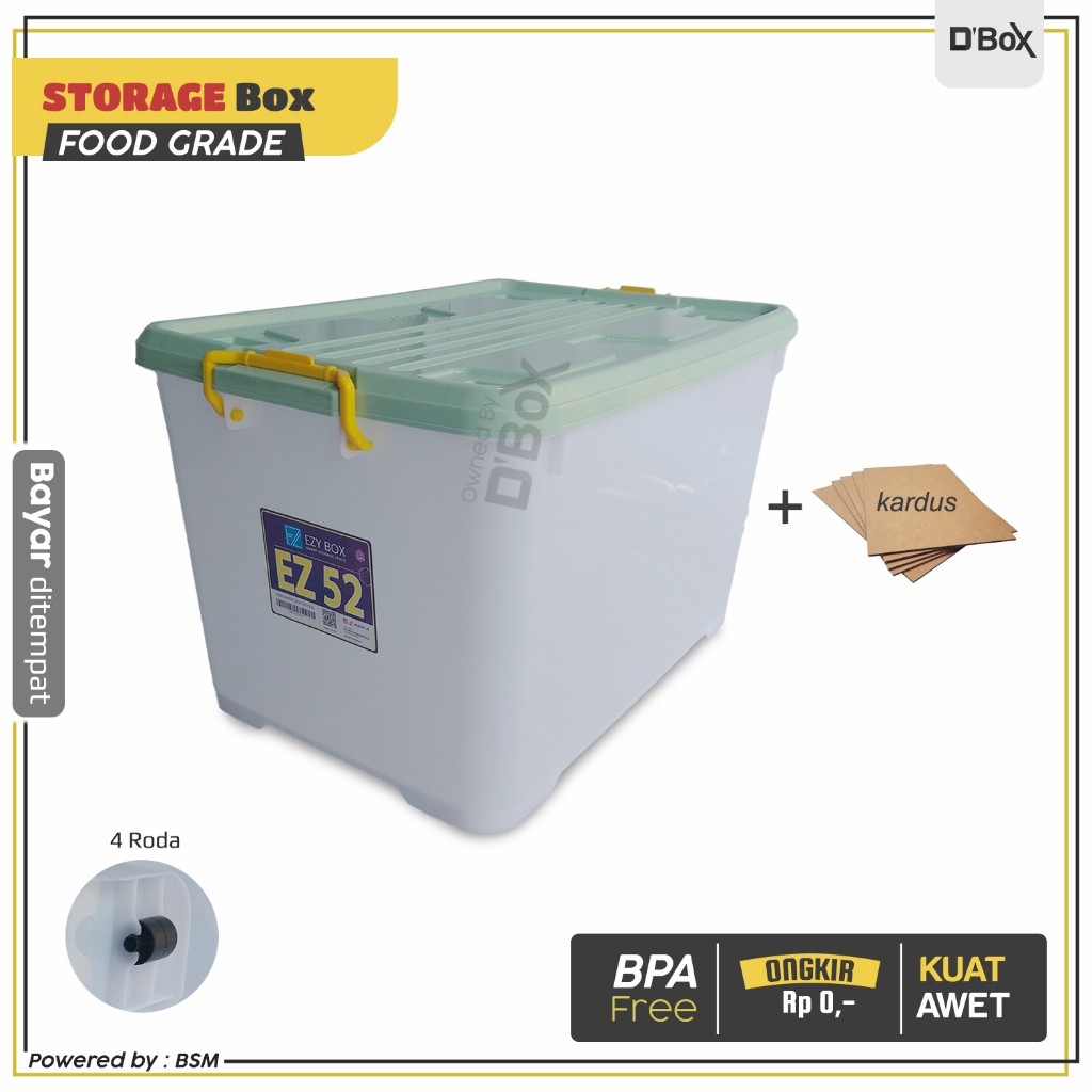 Jual [COD] Box Container cb 52 Liter Kotak Serbaguna Kontainer ...