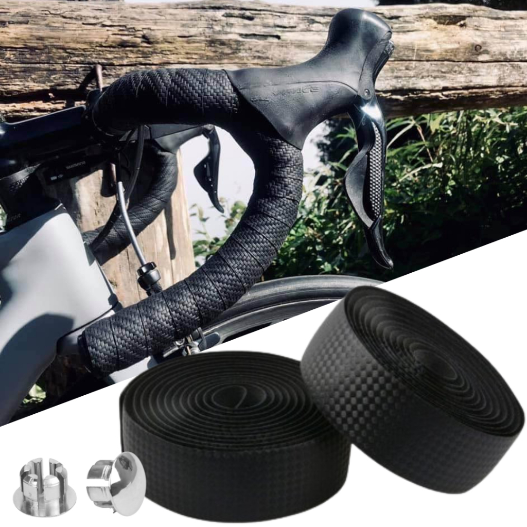 Jual 2 Roll Bartape Carbon 3D Dropbar Sepeda Balap Fixie Handlebar Hand Grip Stang Roadbike ...