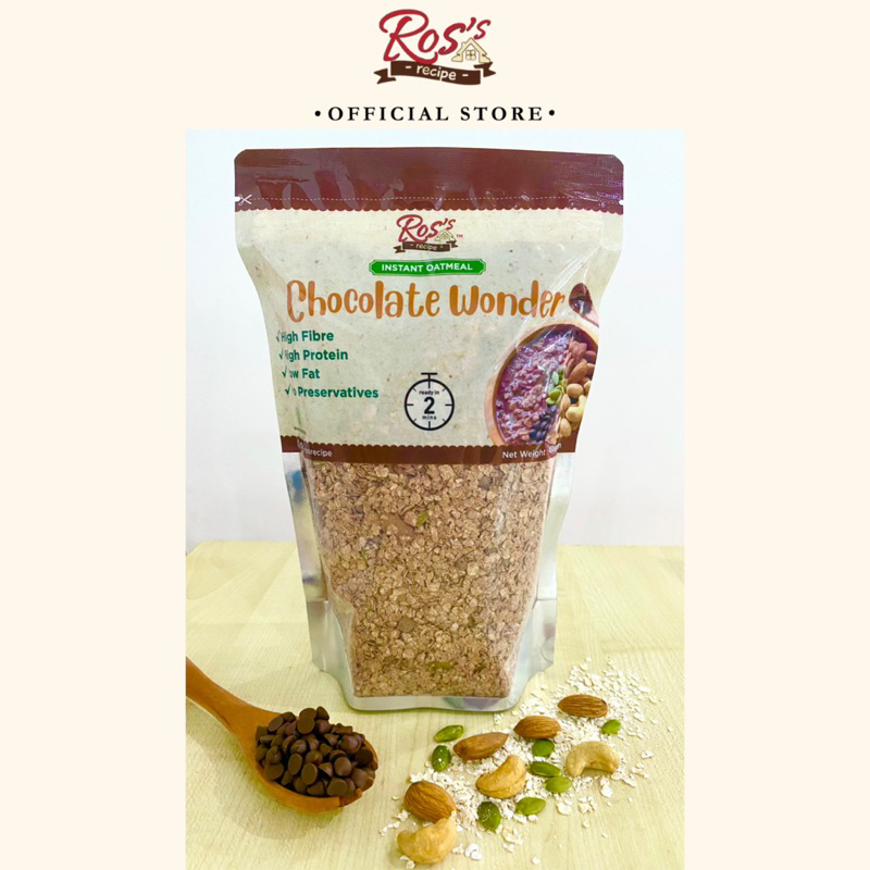 Jual Ros Recipe Instant Oatmeal Chocolate Wonder 400gr | Shopee Indonesia