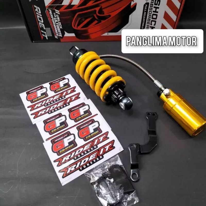 Jual MONOSHOCK/SHOK BREKER BELAKANG RIDE IT TABUNG PISAH GOLD SERIES HONDA SONIC 150/SUPRA GTR ...