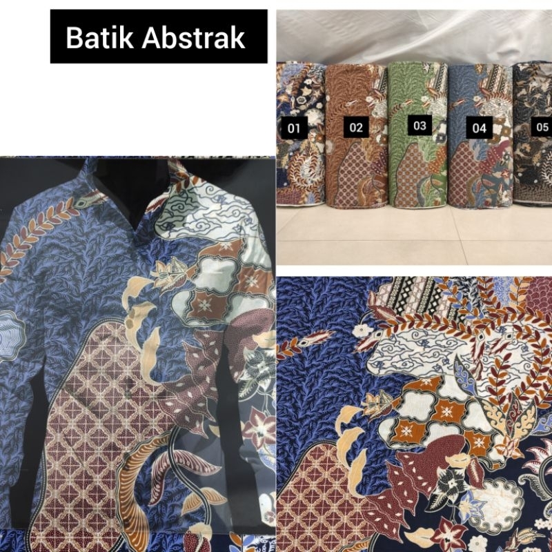 Jual Kain Katun Batik Abstrak VARIAN | Shopee Indonesia