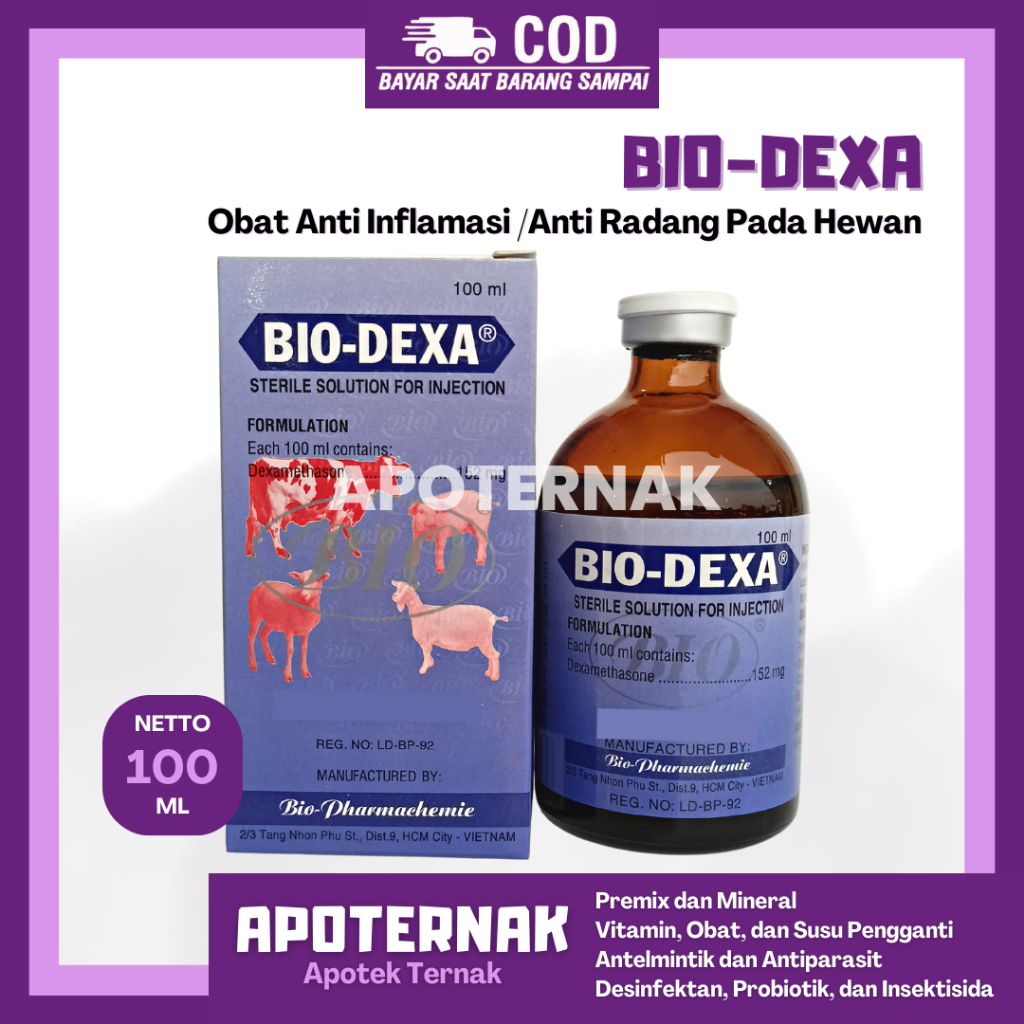 Jual BIO DEXA 100ml - Antibiotik Dexa Obat Anti Radang Anti Inflamasi ...
